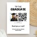 Qr Code for Grad Party, Venmo Qr Code Sign Graduation, College Fund QR ...