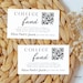 Graduation Party Invitation Insert Card With QR Code, Graduation QR ...