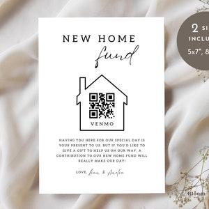 New Home Fund Venmo Sign, Our First Home Fund, Saving for Future Canva ...