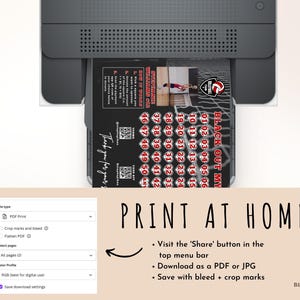 Fundraiser Templates Volleyball, Black Out My Board Fundraiser Editable ...