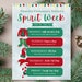 Christmas Spirit Week Flyer, School Christmas Spirit Week Canva ...