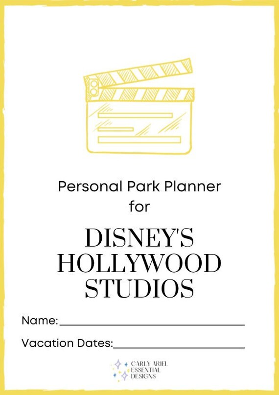Printable Personal Theme Park Planner for Your Magical | Etsy