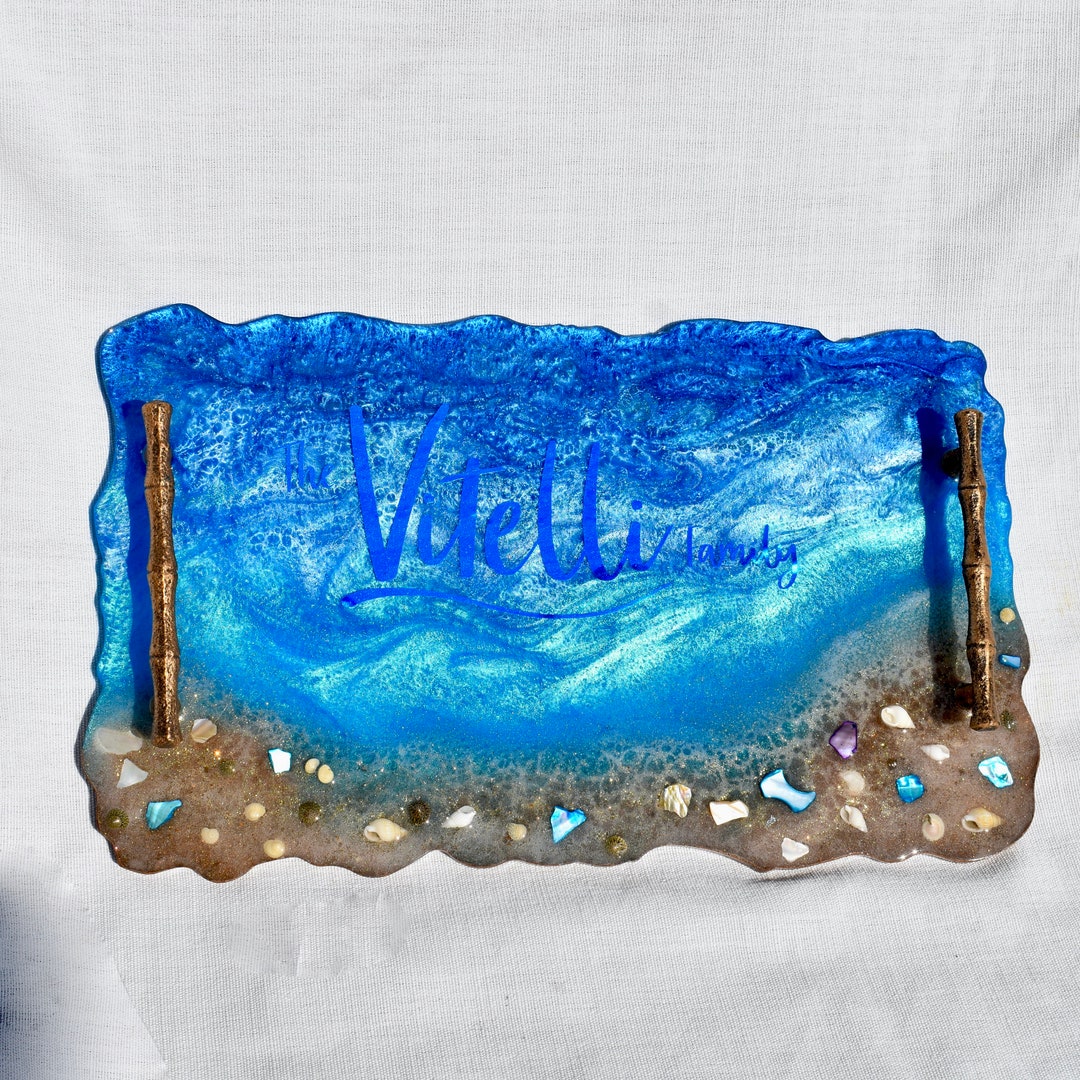 Personalized Ocean Themed Serving Tray, PERSONALIZED Ocean Tray ...