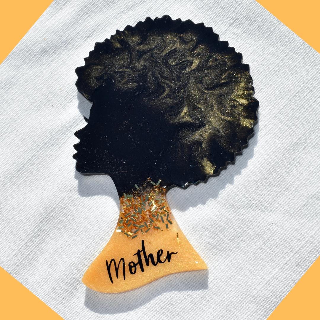 Afro Woman Coasters Afro Queen Coasters Afrocentric Gift Gift for Her ...