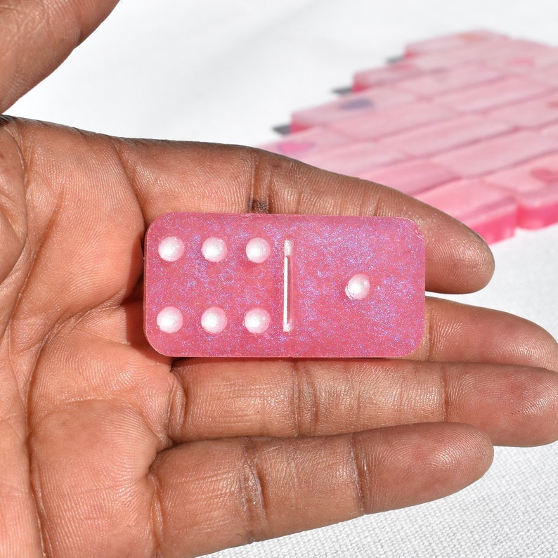 Dominos Gift for Her • Gift for Mom • Pink Dominoes • Domino Lover Gift ...