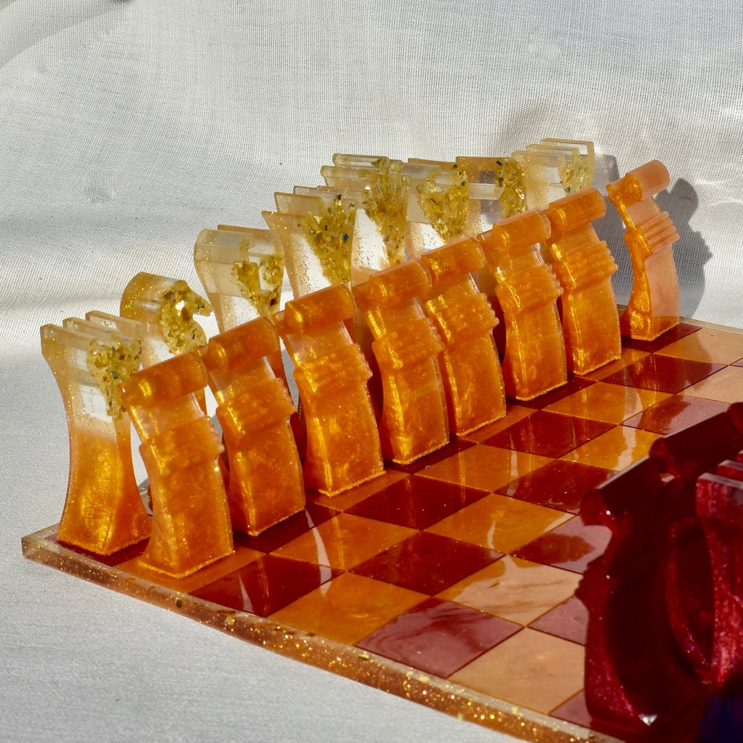 University Chess Checkers Set • Maroon Gold Chess Checkers Set • HBCU ...