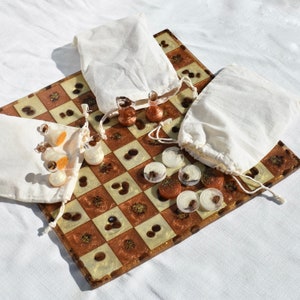 Coffee Lover Gift, Coffee Lover Chess/checkers Set, Coffee Bean Chess ...