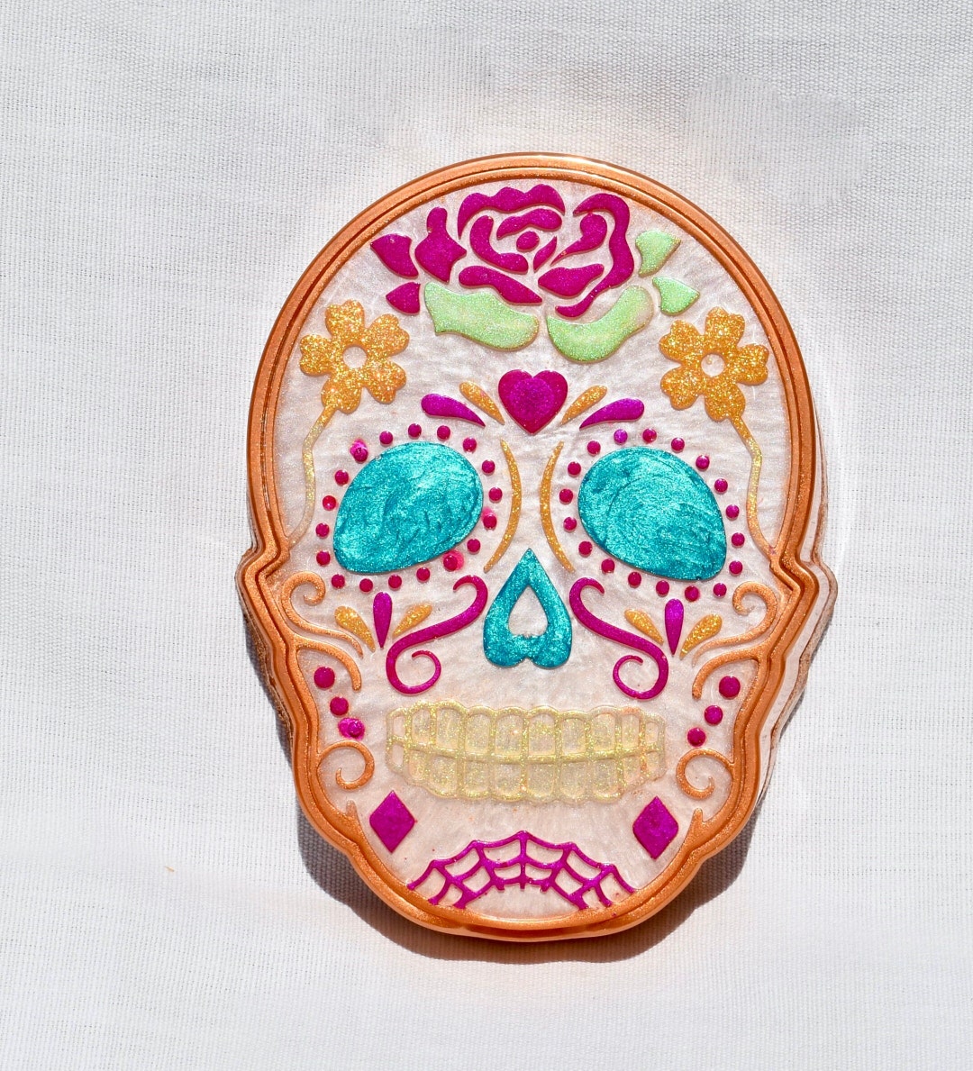 Goth Gift for Her • Sugar Skull Candy Dish W Lid • Dia De Los Muertos ...