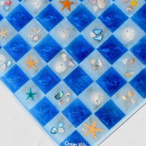 Beach Themed Chess Set, Coastal Decor, Ocean Chess Set, Starfish Sand ...