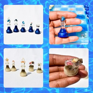 Beach Themed Chess Set, Coastal Decor, Ocean Chess Set, Starfish Sand ...
