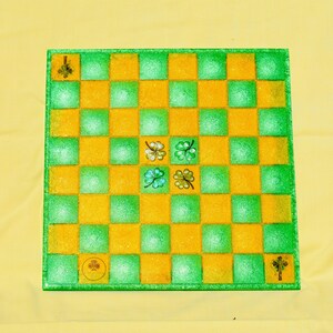 Irish Themed Chess Set Gift • St. Patrick’s Chess Set • Irish Tri-color ...