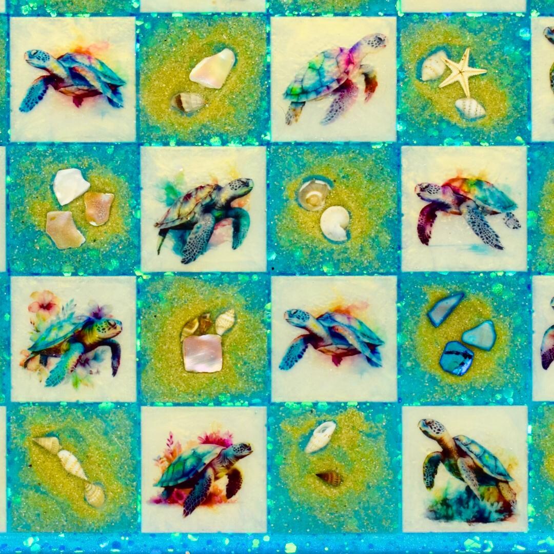 Sea Turtle Gift, Sea Turtle Chess Game, Gift for Mom, Father’s Day Gift ...
