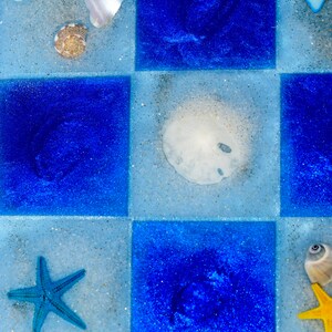 Beach Themed Chess Set, Coastal Decor, Ocean Chess Set, Starfish Sand ...