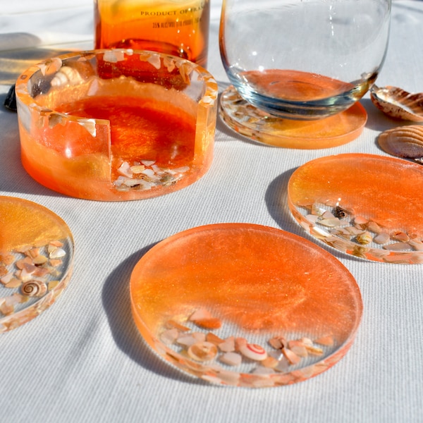 Tropical Coasters - Etsy