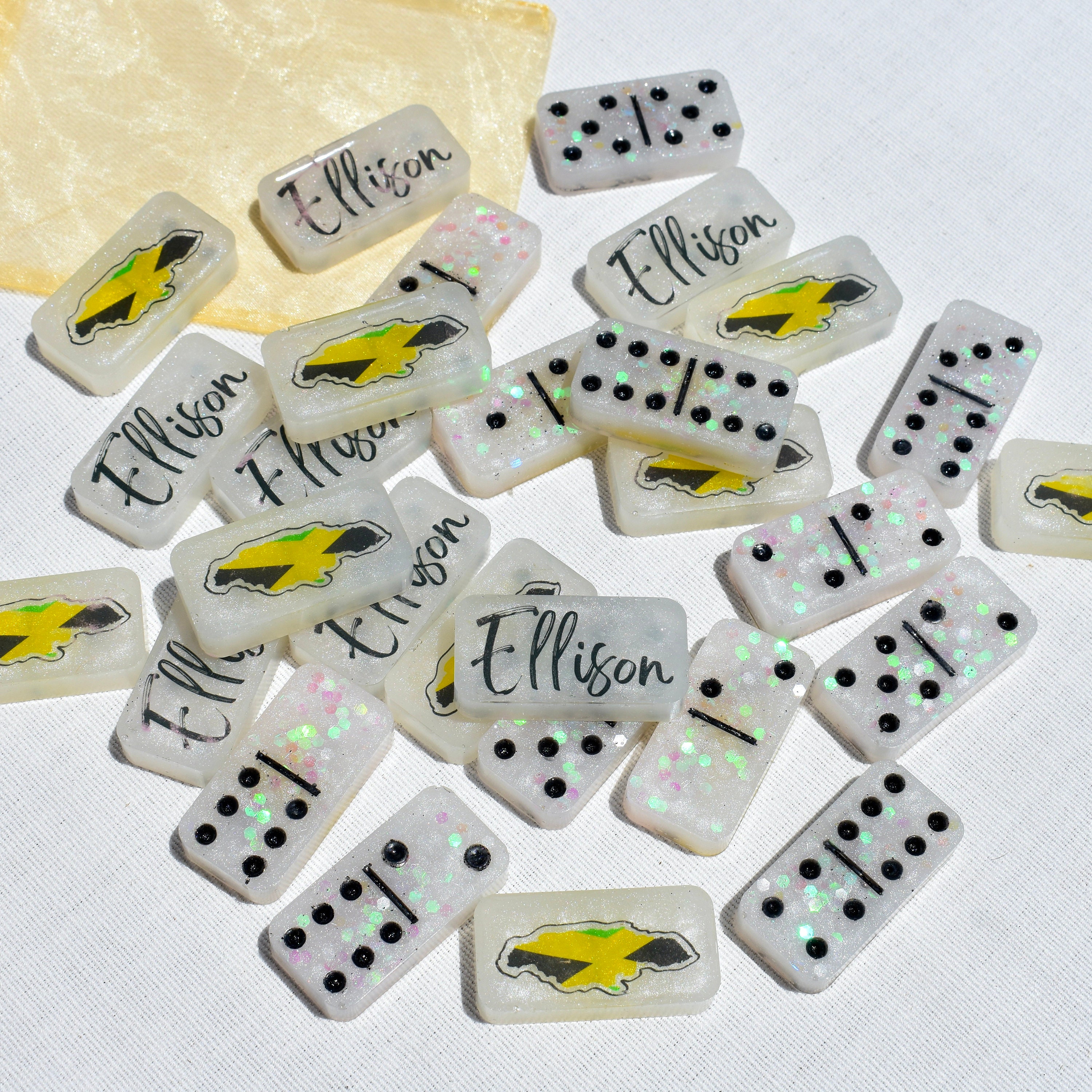 Personalized Domino Gift Set Custom Dominoes Set Made-to-order Dominoes ...