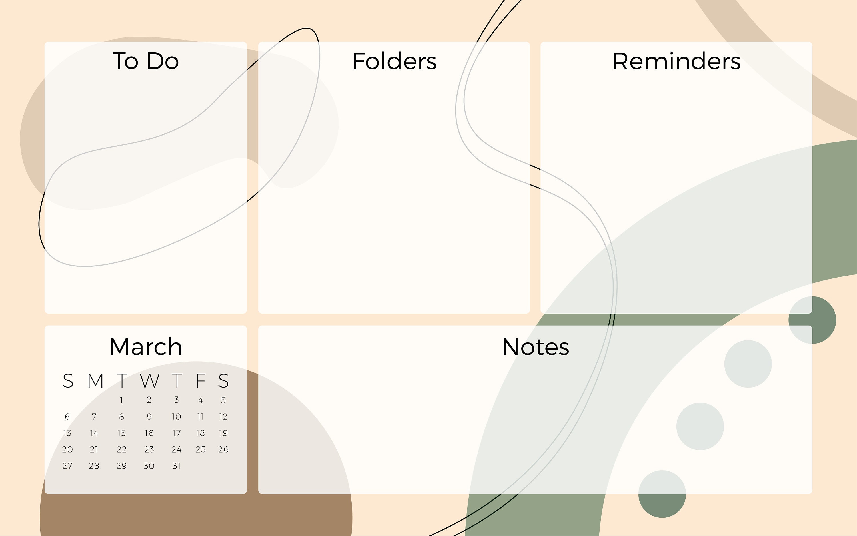 Abstract Minimalist Desktop Background Organizer Pack for Mac | Mac ...