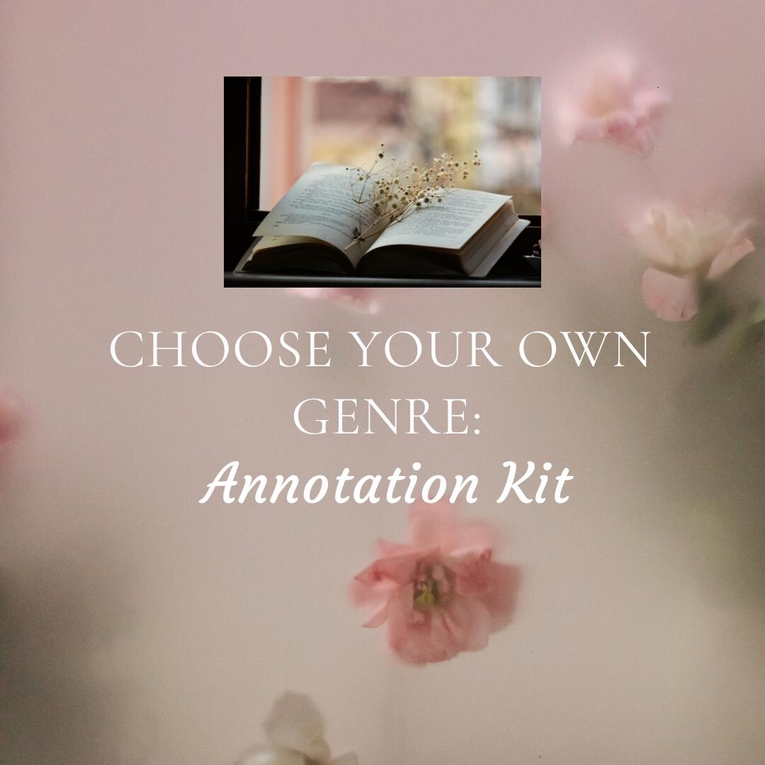 ANNOTATION KIT: *you Pick Genre* Blind Date With a Book Box - Etsy
