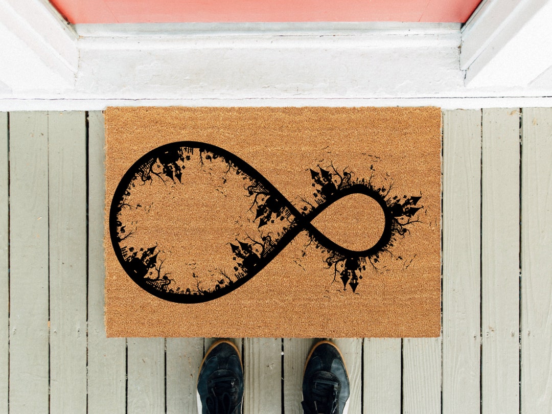 Halloween Infinity Sign Doormat: Funny Fall Decor - Etsy