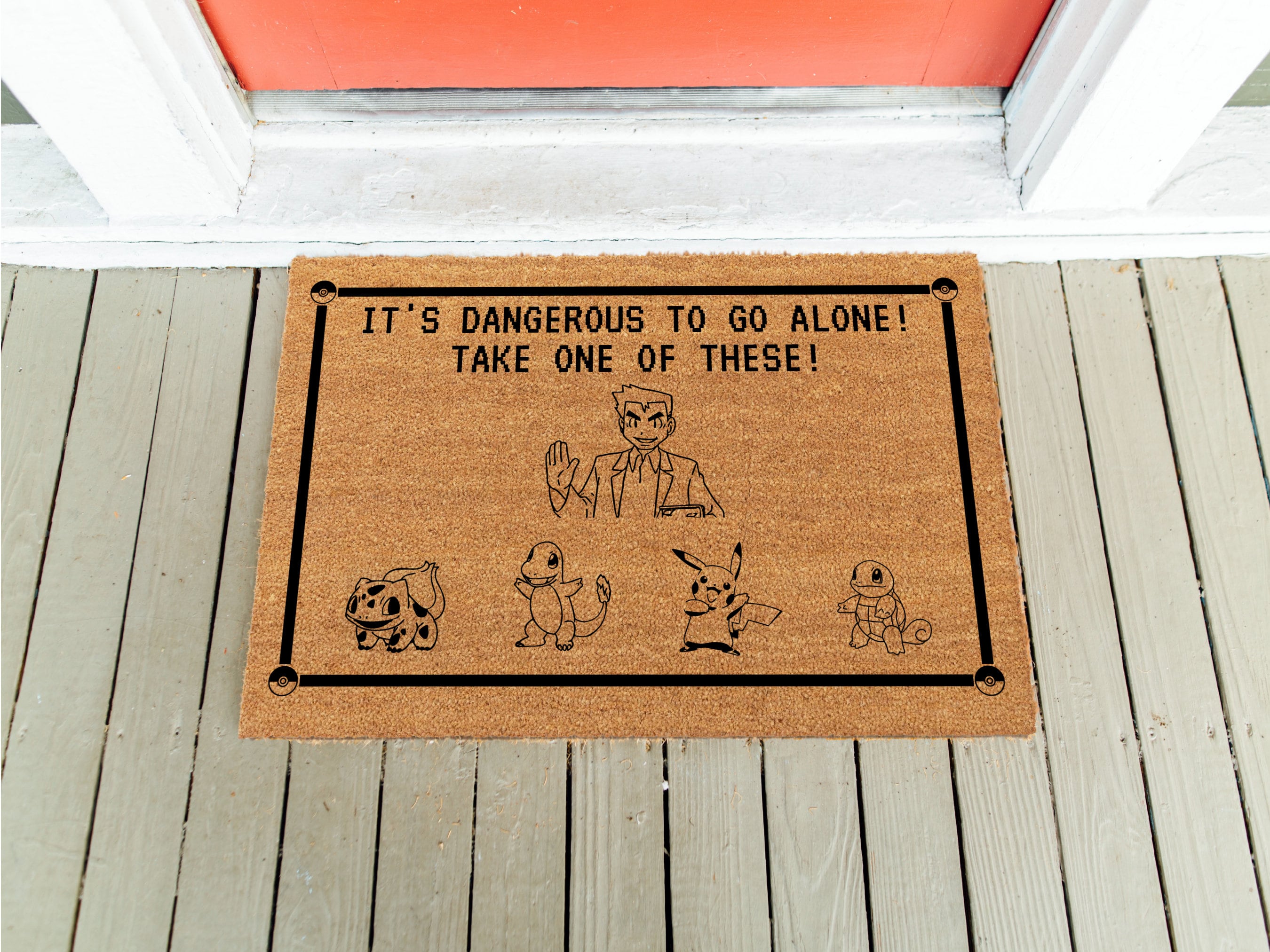 It's Dangerous to Go Alone Funny Doormat Video Game - Etsy