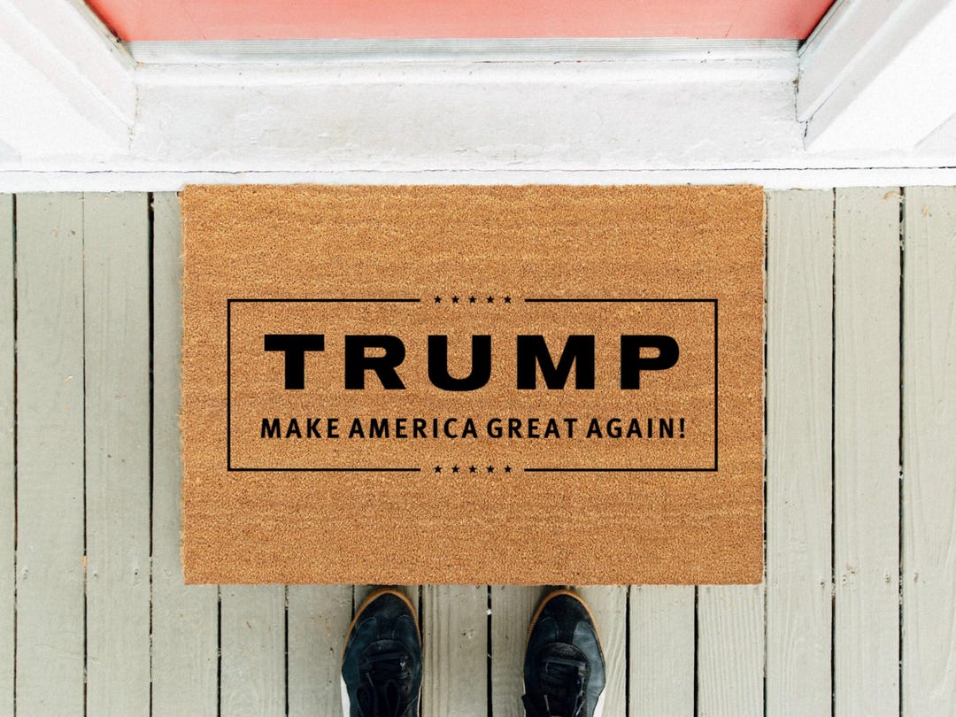 Trump Make America Coir Doormat | Political Welcome Mat - Etsy