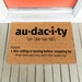 Audacity Door Mat | Funny Doormat | Housewarming Gift | New Home Gift ...