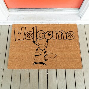 Animation Welcome Mat Funny Doormat Video Game Animation - Etsy