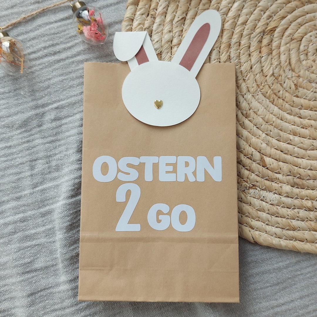 Kleines Ostergeschenk, Osternest witzig, Tüte Ostern Kleinigkeit ...