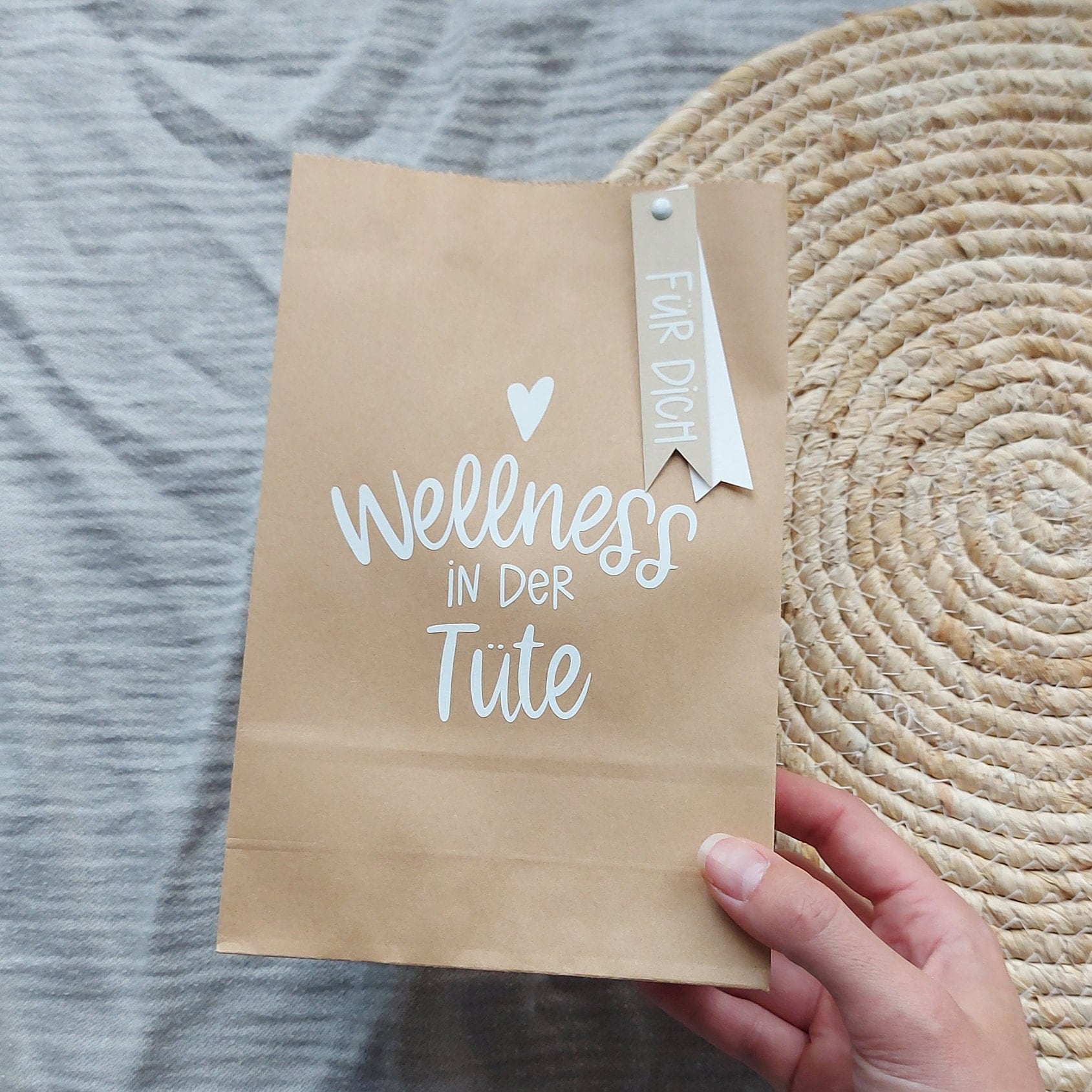 Wellness in der Tüte, Geschenk beste Freundin, Zeit schenken, Zeit ...