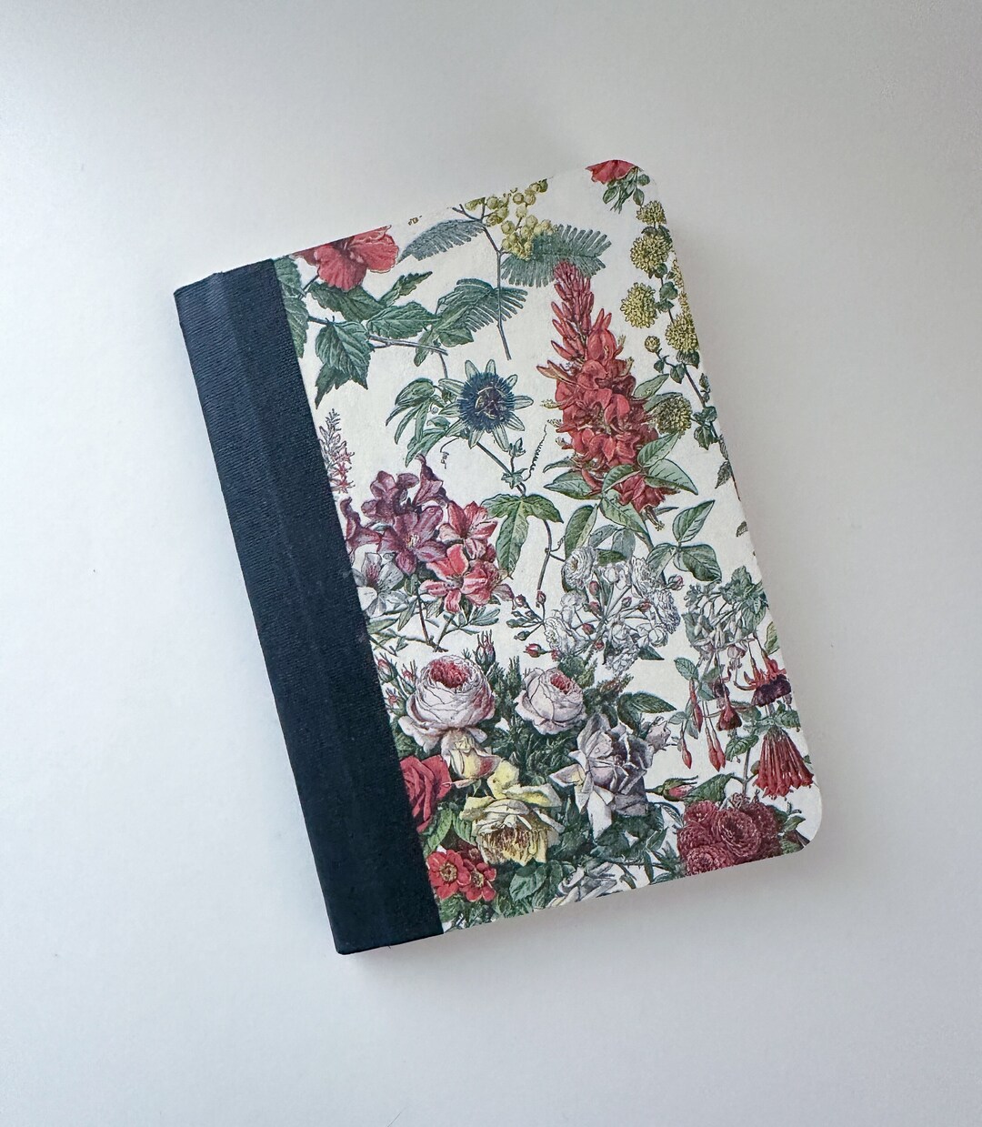 Mini Composition Notebook Botanical Handmade Unlined, Thick Paper - Etsy