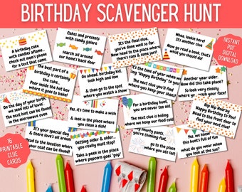 Fathers Day Scavenger Hunt Printable Clues Indoor Treasure - Etsy