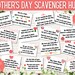 Mothers Day Scavenger Hunt Printable Clues Indoor Treasure - Etsy