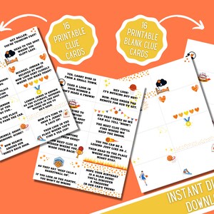 Basketball Birthday Scavenger Hunt Printable for Kids - Indoor Sports ...