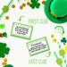 St. Patrick's Day Scavenger Hunt Printable Rhyming Card Clues St. Patty ...