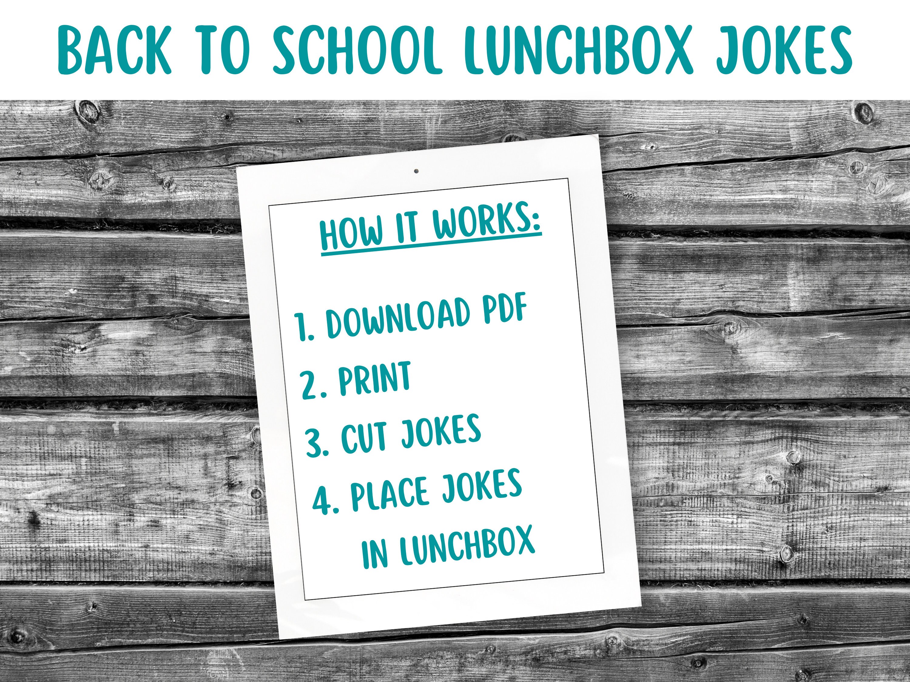 Back to School Printable Lunch Box Jokes for Kids to Celebrate - Etsy