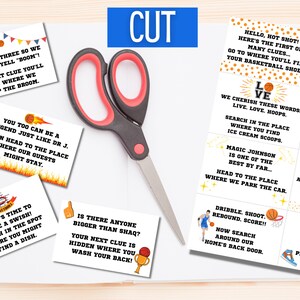 Basketball Birthday Scavenger Hunt Printable for Kids - Indoor Sports ...