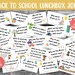 Back to School Printable Lunch Box Jokes for Kids to Celebrate First ...