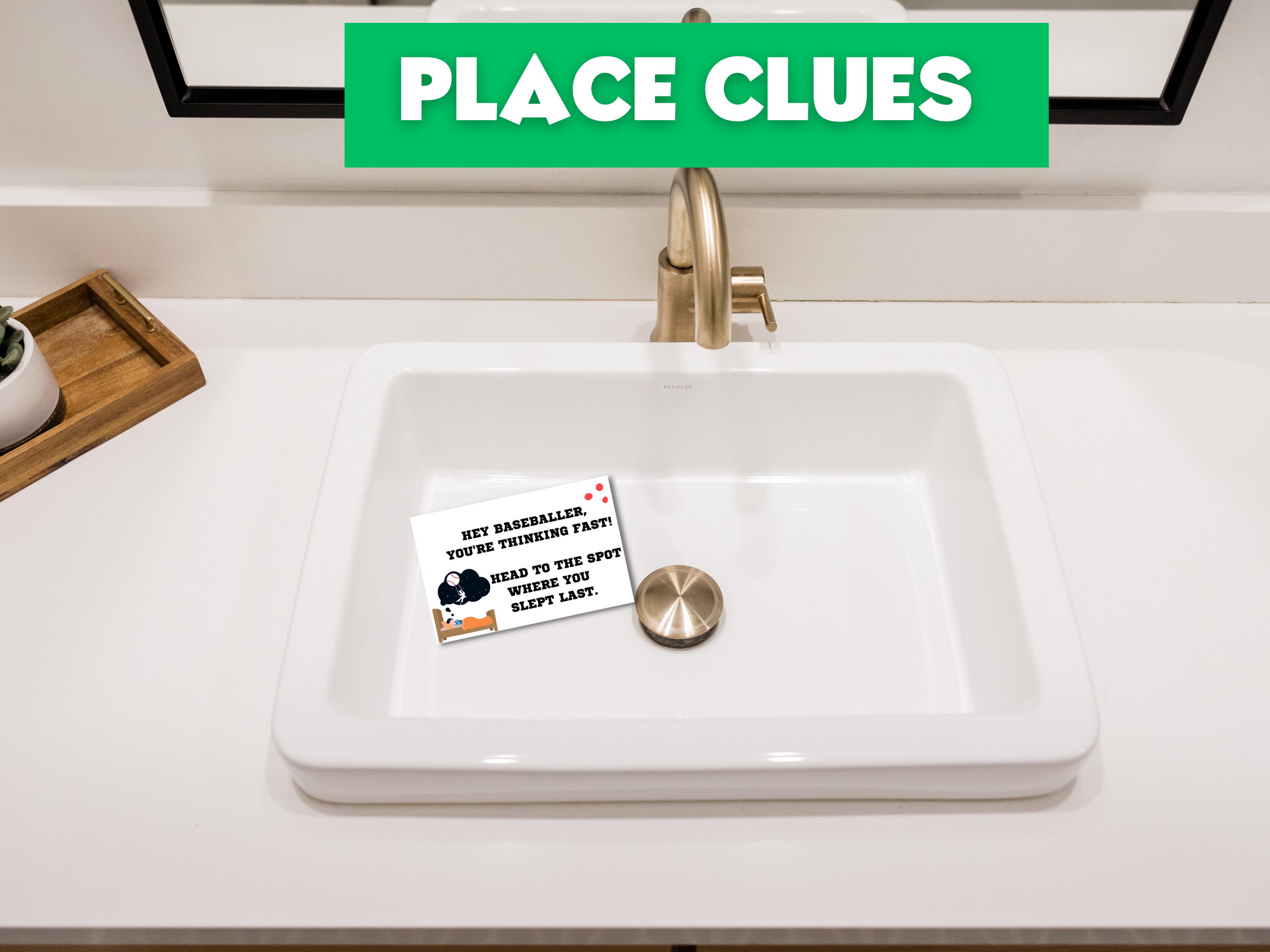 Baseball Birthday Scavenger Hunt Printable for Kids - Indoor Sports ...