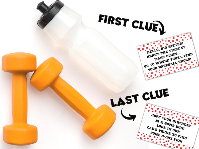 Baseball Birthday Scavenger Hunt Printable for Kids - Indoor Sports ...