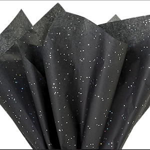 Glitter Tissue Paper / 6 Colors / Sparkle Gift Wrap / Birthday, Holiday ...