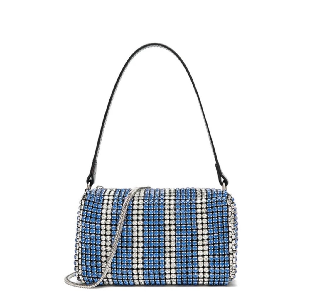 Big Crystal Bag / Top Handle Purse / Bling Purse / Crossbody Bag ...