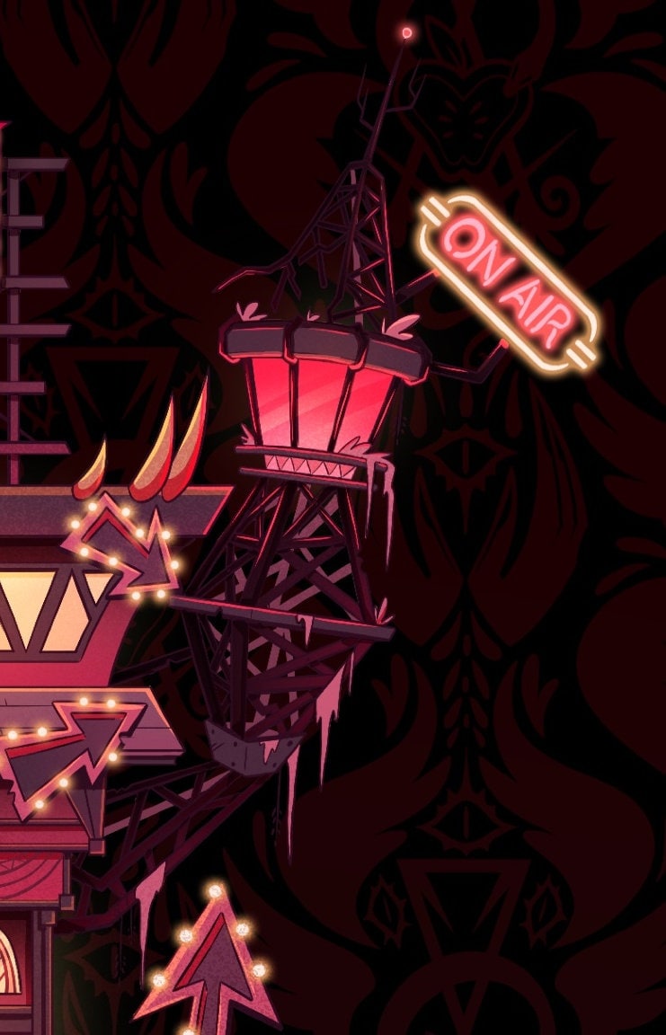 Alastor's Radio Tower Room Sign STL (3D Print File) - Etsy