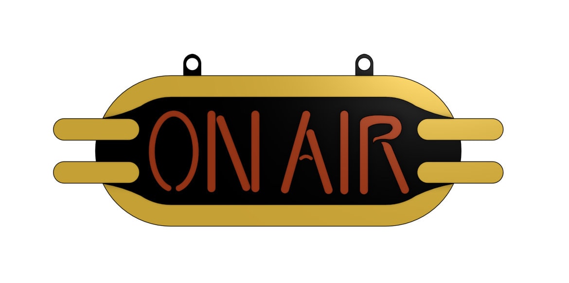 Alastor's Radio Tower Room Sign STL (3D Print File) - Etsy