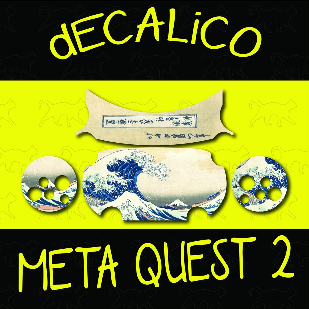 Meta Quest 2 Decal - the Great Wave off Kanagawa - Etsy
