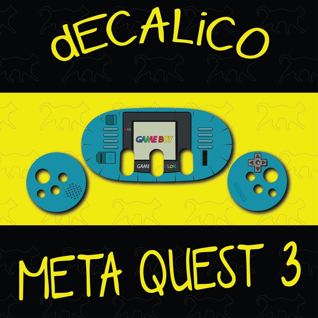Meta Quest 3 Decal Game Boy Color - Etsy