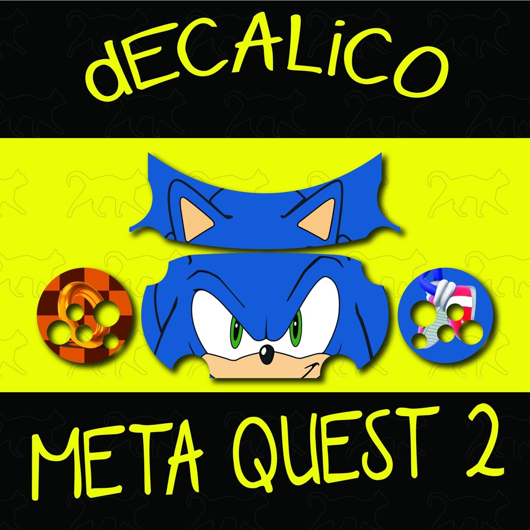 Meta Quest 2 Decal Sonic the Hedgehog - Etsy