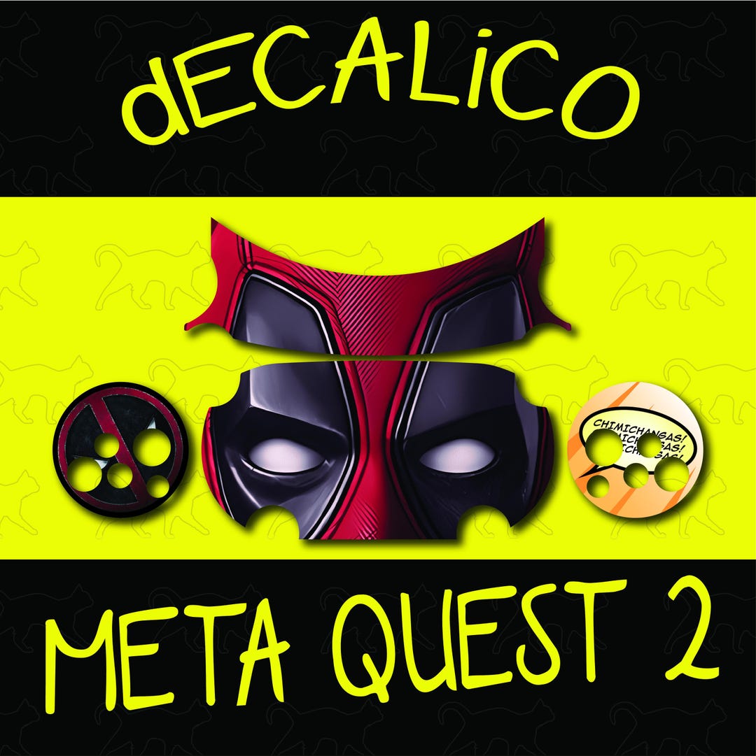 Meta Quest 2 Decal - Deadpool - Etsy