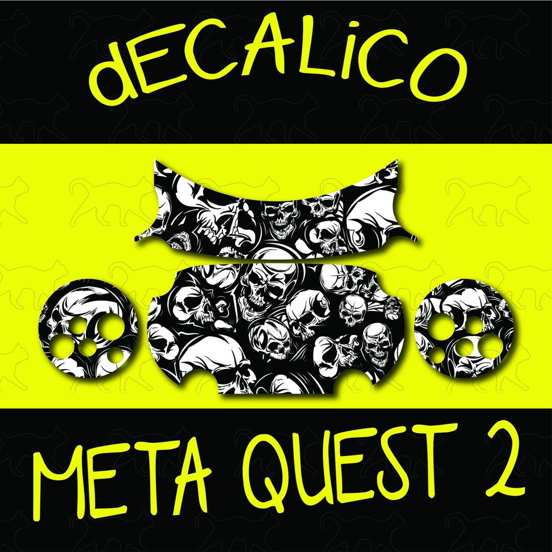 Meta Quest 2 Decal - Skulls - Etsy