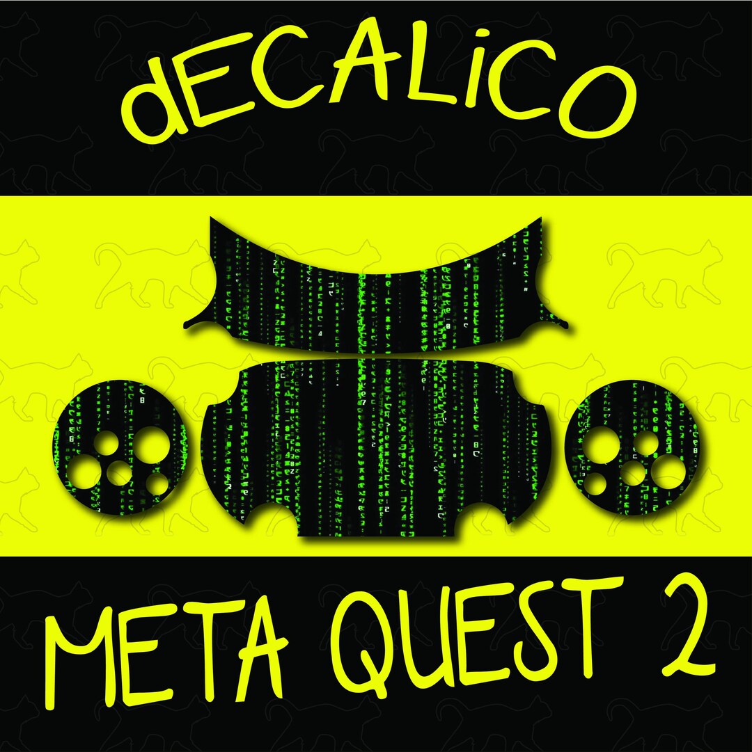 Meta Quest 2 Decal - Matrix Code - Etsy