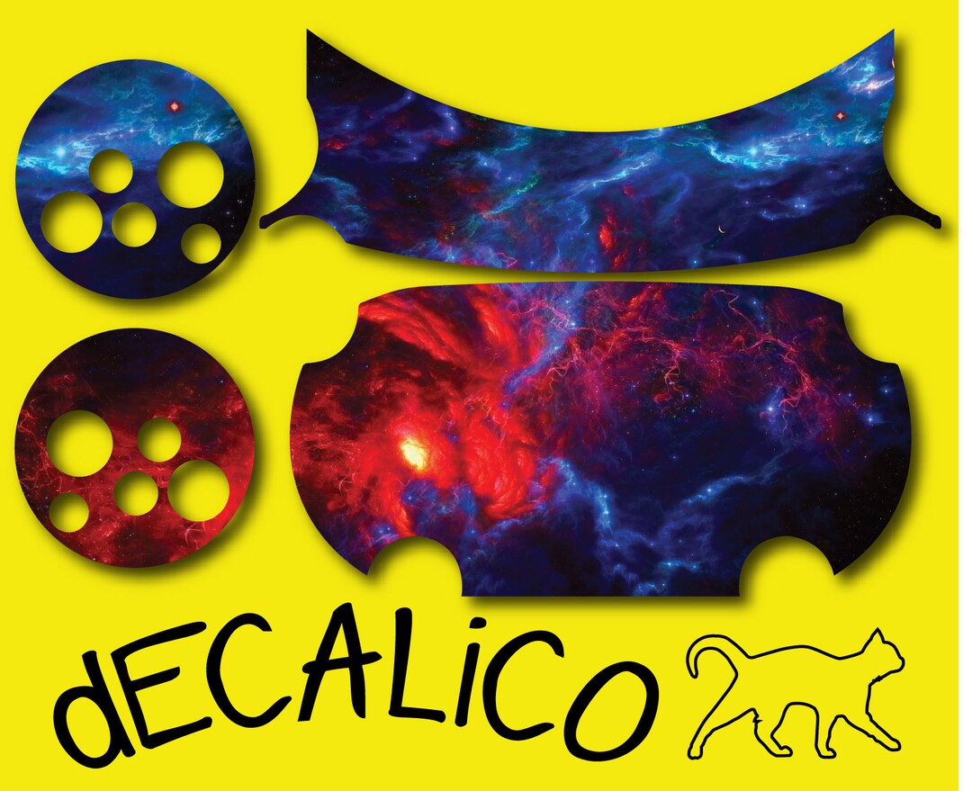 Meta Quest 2 Decal - Red and Blue Space Nebula - Etsy