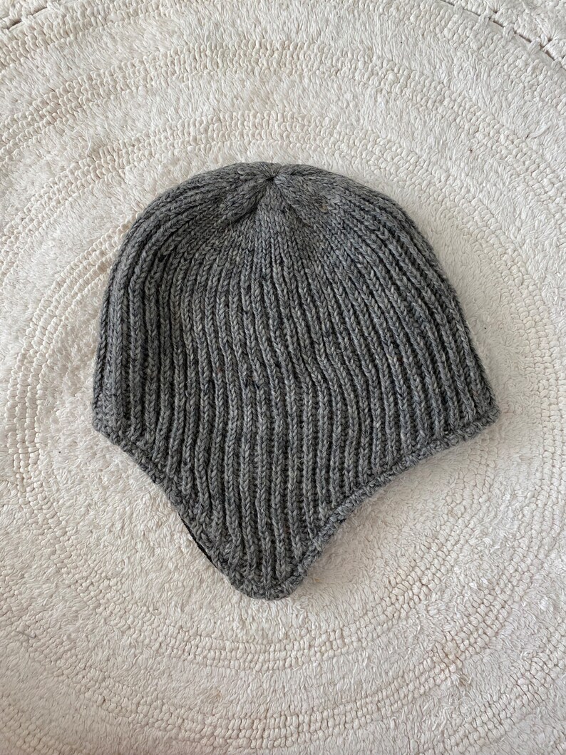 Simple Wool Beanie, Winter Hat, Knit Unisex Hippie Cap, Solid Neutral ...
